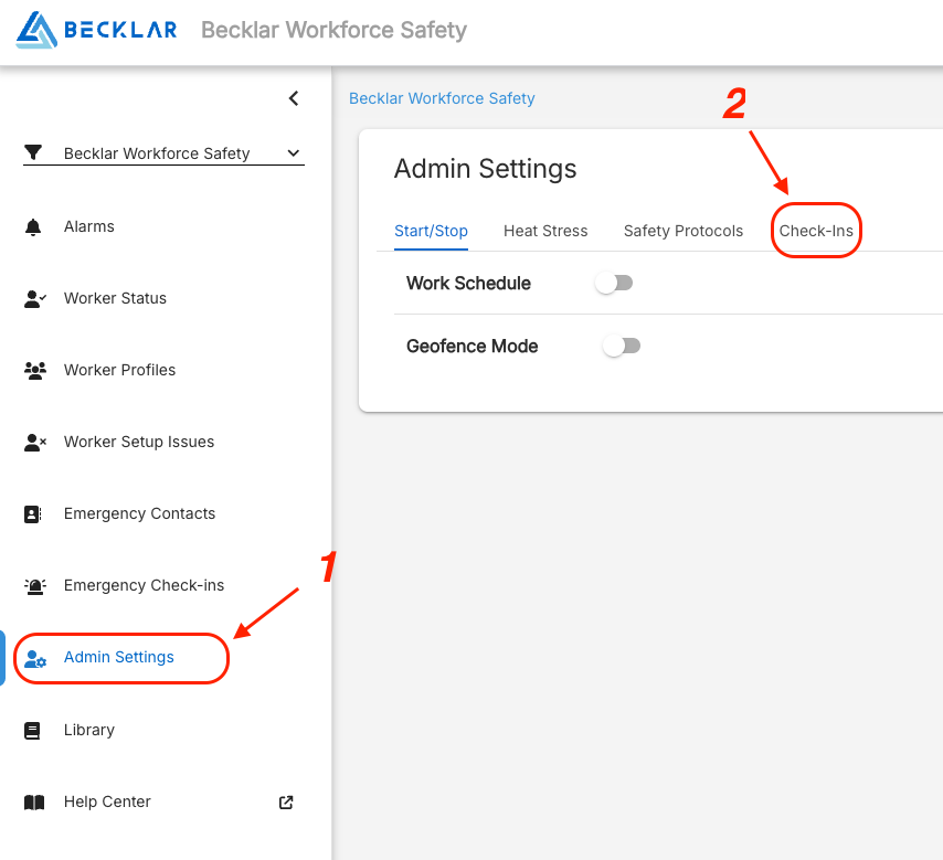 How to use Required Check-ins on WorkerSafety Pro