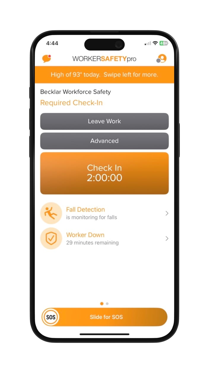 How to use Required Check-ins on WorkerSafety Pro